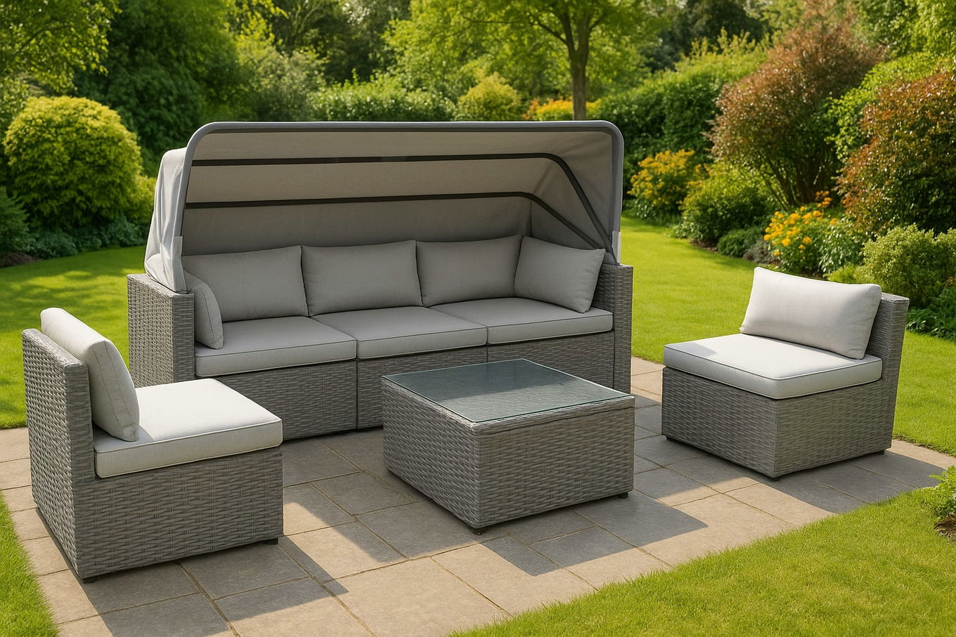 Gartenlounge OUTFLEXX – Robust, UV-beständig, pflegeleicht – Jetzt ...